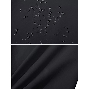 MAGCOMSEN Mens Hiking Pants Lightweight Quick Dry Pants Classic Casual Pants Golf Work Pants Spring Pants,Black 34