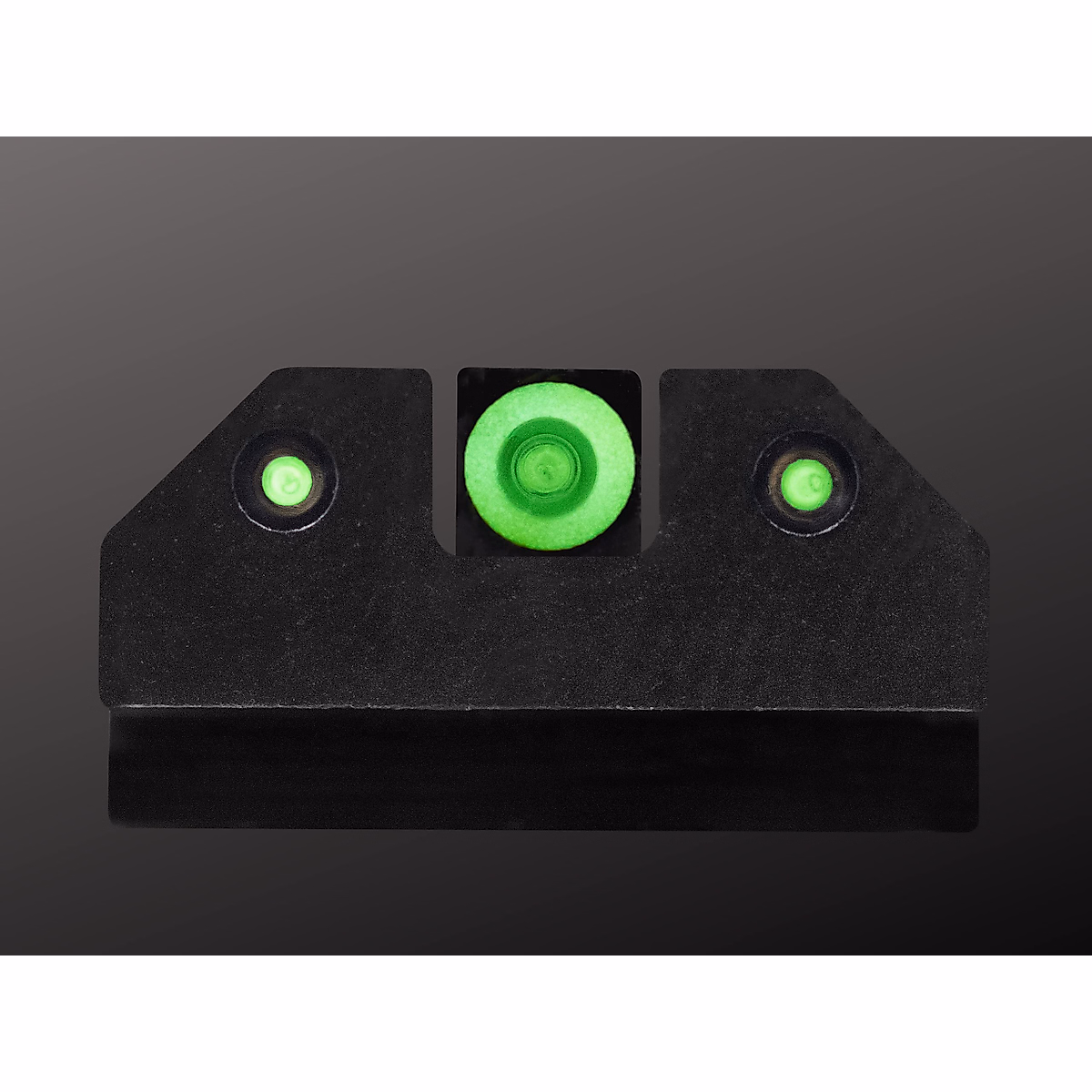 XS SIGHTS R3D Tritium Night Sight for S&W M&P, Sig, Canik, Taurus, and HK Pistols, Front and Rear Glow in The Dark Tritium for Tactical Applications (Green, Canik TP9)