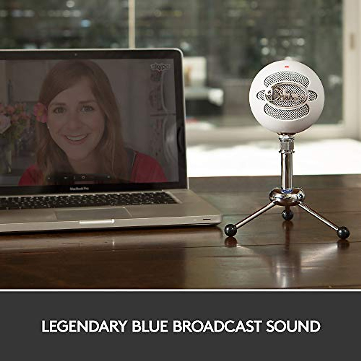 Logitech for Creators Blue Snowball iCE USB Microphone for Gaming, Streaming, Podcasting, Twitch, YouTube, Discord, Recording for PC and Mac, Plug & Play-Black