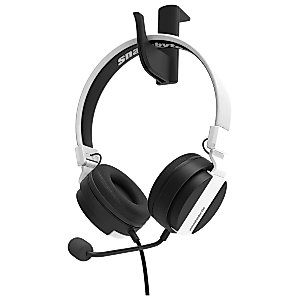 Snakebyte White Foldable Playstation 5 Head Set - For Gaming Consoles with detachable Mic, Inline Control, Wired 3.5Mm Headphone for Use with PS3-PS4 -PS5