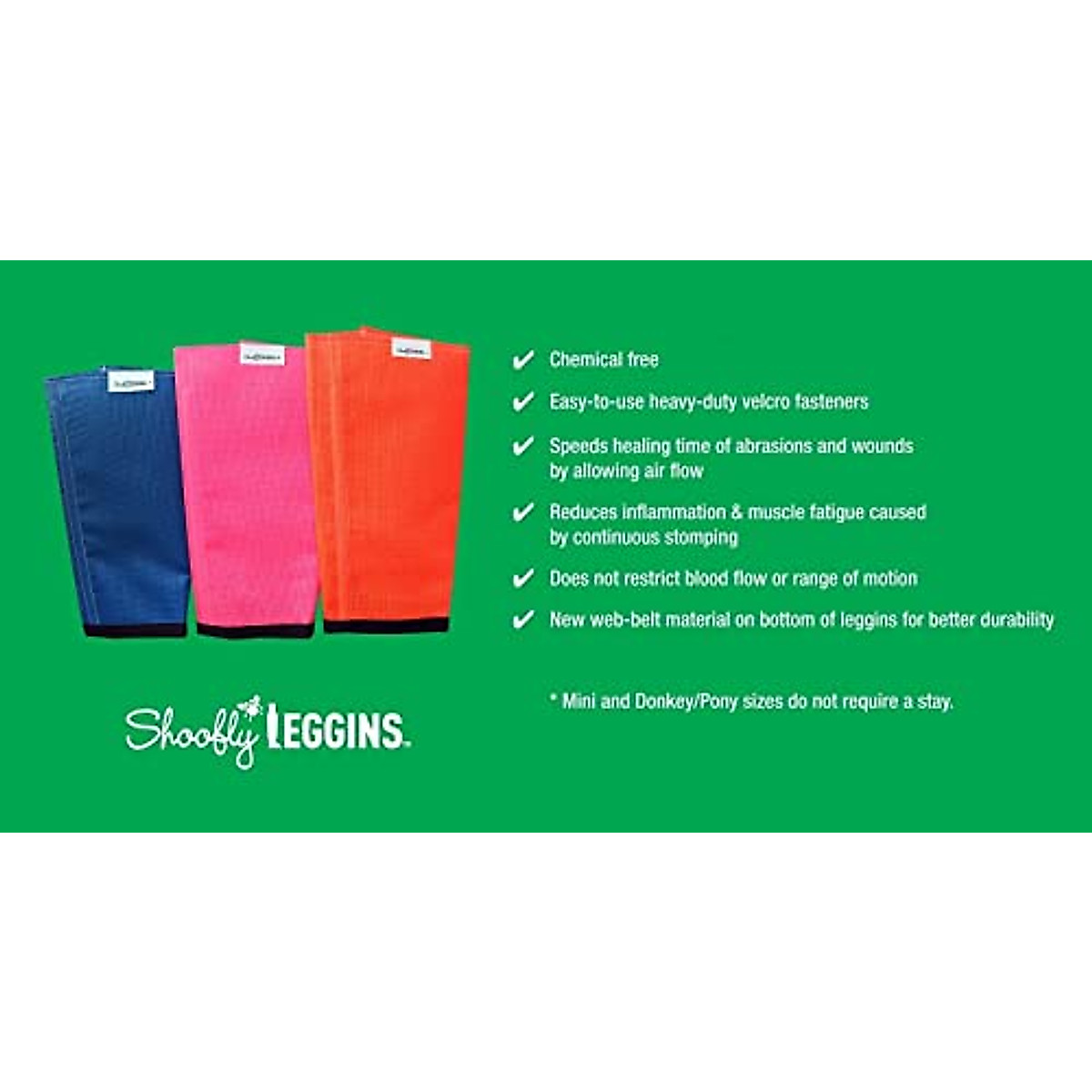 SHOOFLY Horse Leggins, Patented Loose Fitting Boots, Breathable Plastic Mesh (Orange/Yearling)