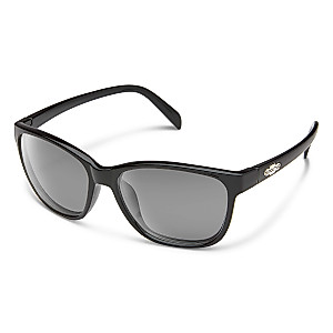 Suncloud Dawson Polarized Sunglasses, Black / Polarized Gray Green, One Size