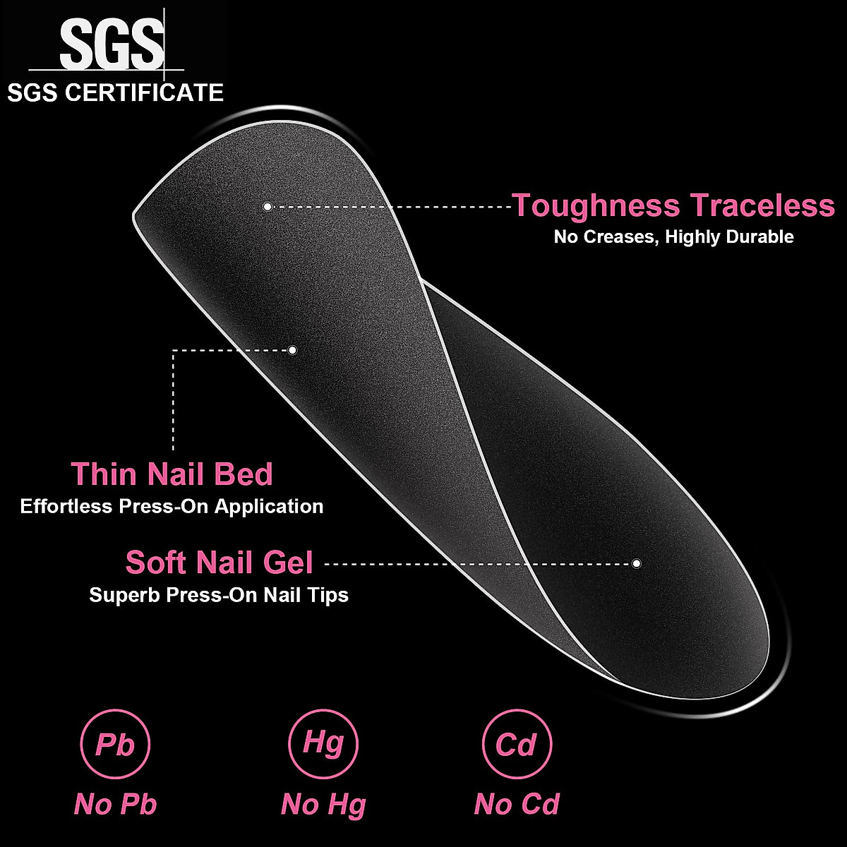 UNA GELLA Short Almond Gel Nail Tips - 360Pcs 15 Sizes Full Matte Pre-Buff Natural Look & Perfect Fit Full Cover Clear Acrylic False Gelly Nail Tips Long-Lasting Easy to Apply & Remove Ideal for DIY