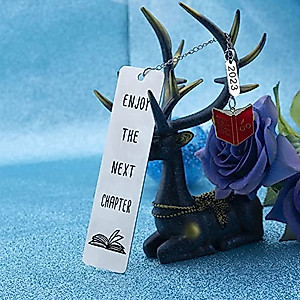 Graduation Gifts for Her Him Class of 2023 Gifts for College Highschool Graduation Gifts for Teen Girls Boys Friends Son Daughter-Enjoy The Next Chapter Inspirational Gifts Bookmarks for Women Men