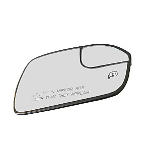 KYYET Right Passenger Side Power Heated Convex Mirror Glass Compatible with 2013-2020 Fusion w/Rear Plate- Replace DS7Z17K707A