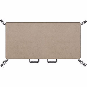 CoscoProducts 66720DKG1E COSCO Smartfold Portable Folding MDF Work top (Gray, 350 pounds) Workbench Desk, Tan