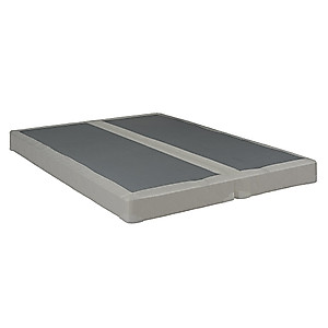 GREATON, Fully Assembled Long Lasting 4-Inch Split Box Spring for Mattress, Queen Size 79" x 59"