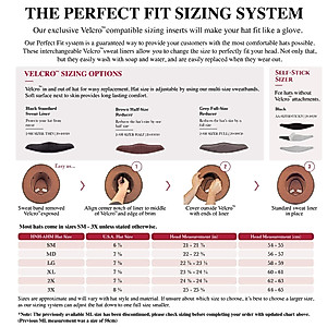 American Hat Makers Cyclone Western Leather Cowboy Hat for Men & Women – Western Style