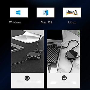 ZLDGYG SMDMM USB Hub，Four USB 3.0 Hub with Micro External Power Hole High Speed Four Port Splitter (Color : White)