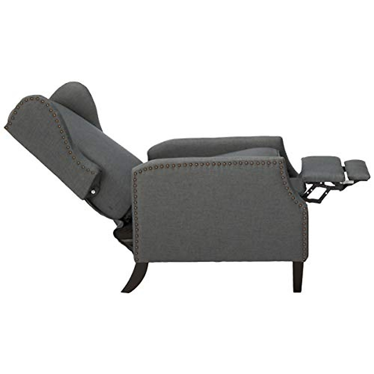 Christopher Knight Home Wescott Traditional Fabric Recliner, Charcoal