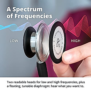 Greater Goods Premium Dual-Head Stethoscope, Gift for Nurses, Doctors and Medical Students | Celebrate Nurse's Week with Our Premium Stethoscope (Black)