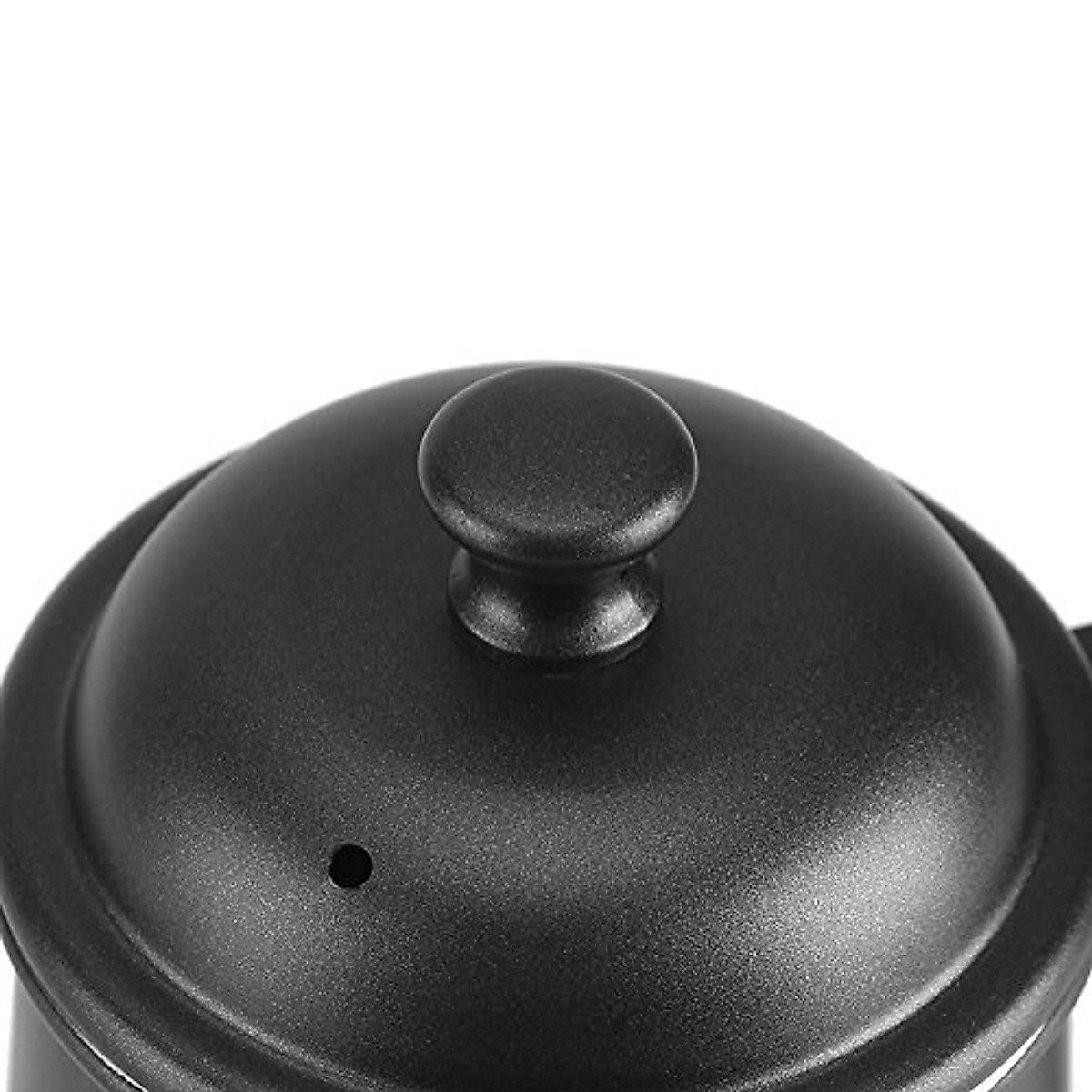 Ikunde 650ML Stainless Steel Gooseneck Spout Kettle Coffee Tea Home Brewing Drip Pot Black