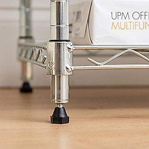 IRIS USA, Inc. USA WSU-3T-LD Wire Storage Unit 3-Shelves Silver