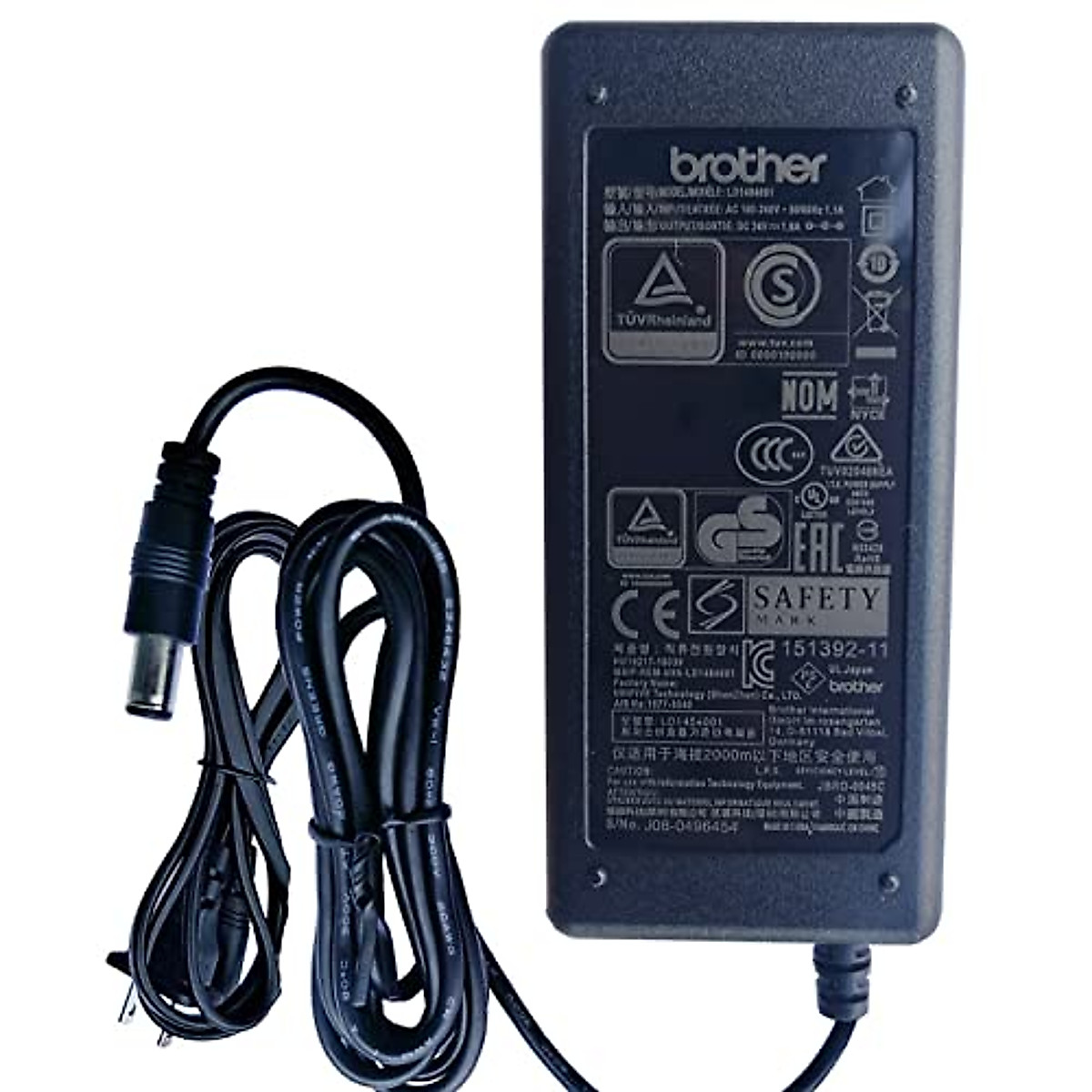 UpBright 24V [UL Listed] AC/DC Adapter Compatible with AeroGarden 100912-BLK 100912-WHT 100912-STB 100913-BSS 100913-PPL 100913-PRE Aero Garden Bounty Elite Indoor Hydroponic Herb LED Grow Light Power