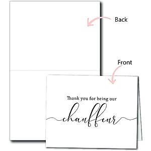 Spercy 18 Wedding Vendor Thank You Cads, Card for Wedding Photographer, Wedding Planner Card, Card For Florist, Band, Officiant, Hair Stylist