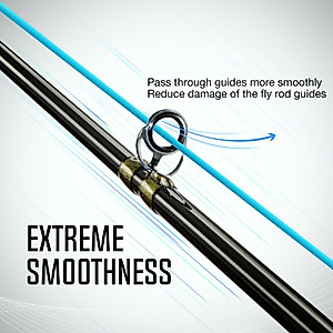 Piscifun Sword Fly Fishing Line with Welded Loop, Weight Forward Floating Fly Line, WF5wt, 100FT, Sky Blue