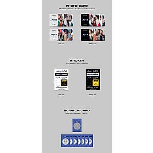 ALL(H) OURS - ALL OURS (1st Mini Album) CD+Folded Poster (2 ver. SET/CD Only, No Poster)