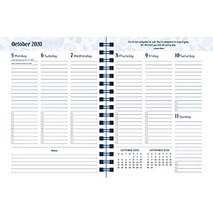 Posh: Deluxe Organizer 17-Month 2020-2021 Monthly/Weekly Planner Calendar: Garden Creatures