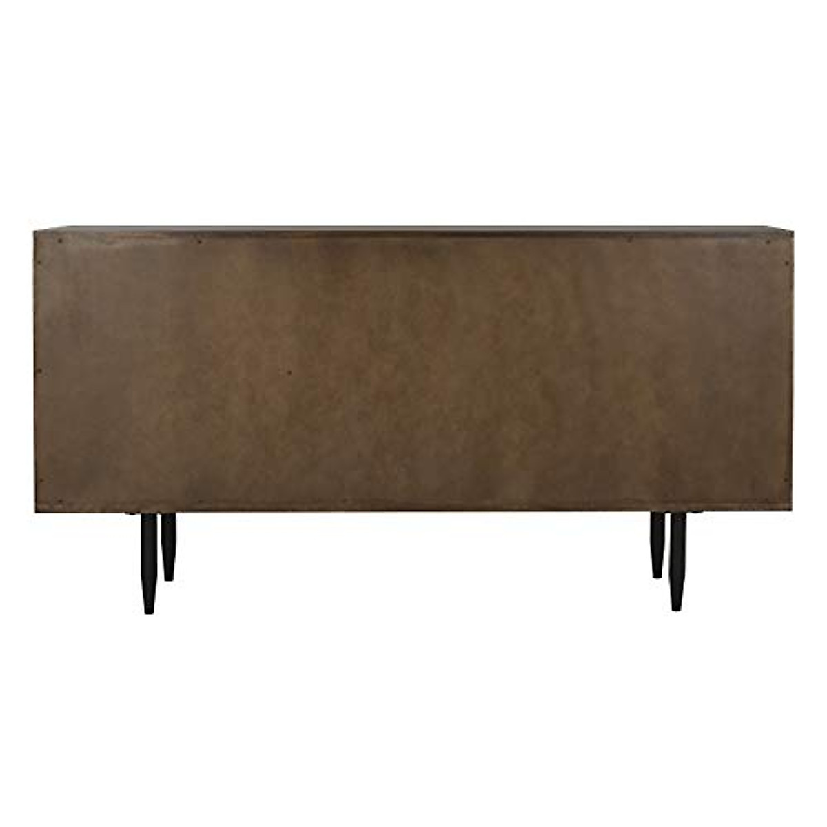 Safavieh Couture Home Eleni Modern Dark Brown and Shiny Brass 3-door Sideboard