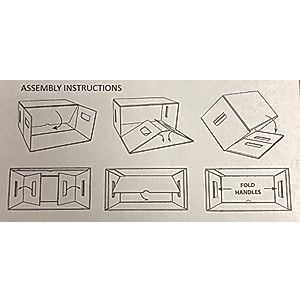 (5) Max Pro SHORT Colored Comic Storage Box - Holds 150 - 175 Comic Books - RED