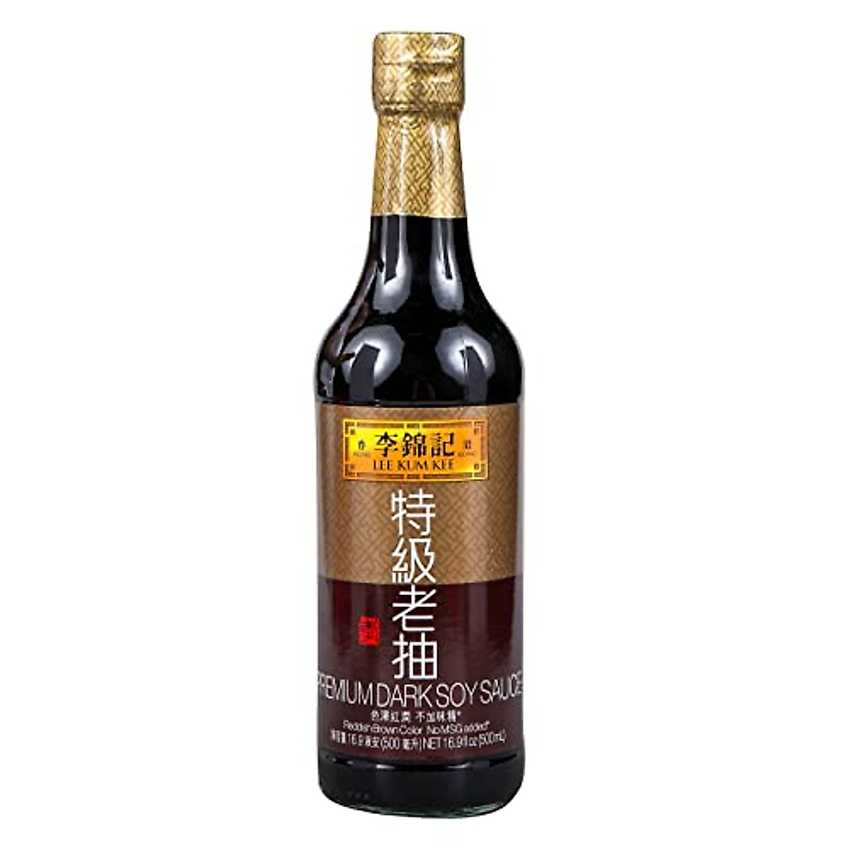 Lee Kum Kee Premium Dark Soy Sauce, 16.9 Ounces