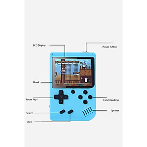 Handheld Game Console with Classical Retro Single and Multiplayer Games, 3.0 Inch Gameboy Kids Screen Portable Retro Video Game Console Support TV Connection (400 Games)