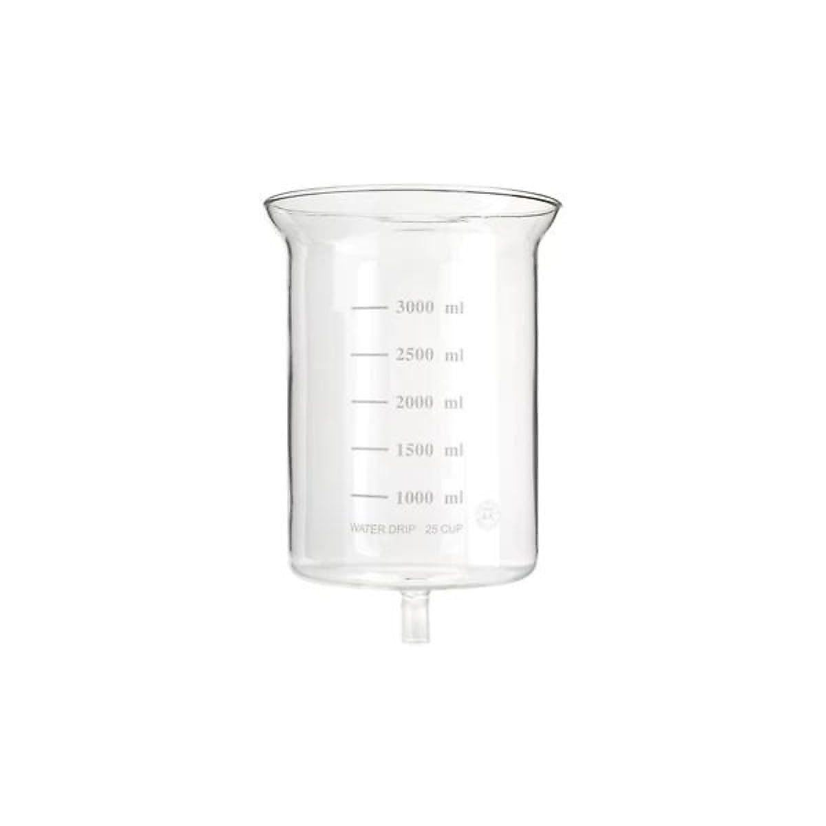 Yama CDM25 Replacement Top Beaker - Borosilicate Glass For 25 Cup Cold Brew Towers, Heat-Resistant, Dishwasher Safe