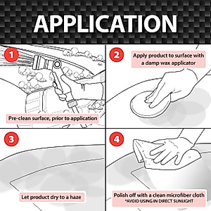 Malco Nano Care Blueberry Paste Wax - Creates High Gloss Finish and Long-Lasting Shine / Premium Paste Wax for Use on Fiberglass, Gel Coat and Painted Vehicle Finishes / 14 Oz. (126614)