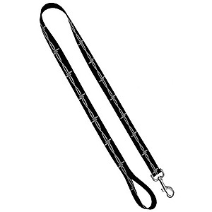 Moose Pet Wear Deluxe Dog Leash - Patterned Heavy Duty Pet Leashes, Made in the USA - 1 Inch x 6 Feet, Barbed Wire