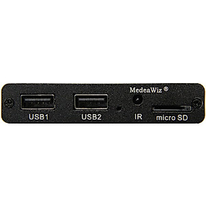 MedeaWiz® DV-S4 Sprite® Looping 4K Media Player – Seamless Audio Video Auto Repeater 2160p 60Hz HDMI, NTSC and PAL Outputs – Trigger Input and Serial Control