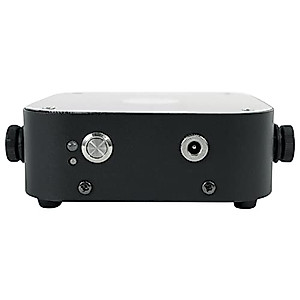 Rockville Mini RF1 V2 Black Recharegable Wash Light, RGBWA+UV, 12 Watts,| 4-Channel RF with Incldued Remote, 15 Hours Battery Life, Perfect for Parties, DJs, Events