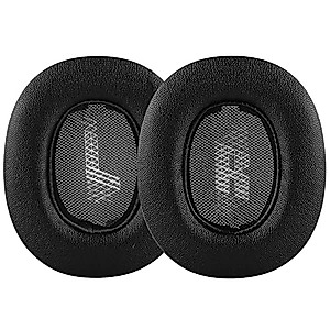 JULONGCR E55BT Earpads Replacement Ear Pads Cushion Cups Muffs Foam Pillow Parts Cover Compatible with JBL E55BT Over-Ear Headphones (Black)