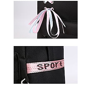 COSABZ Anime Komi Cant Communicate Komi Shouko Backpack Komi San Excited Cosplay Ribbon Backpack (4)