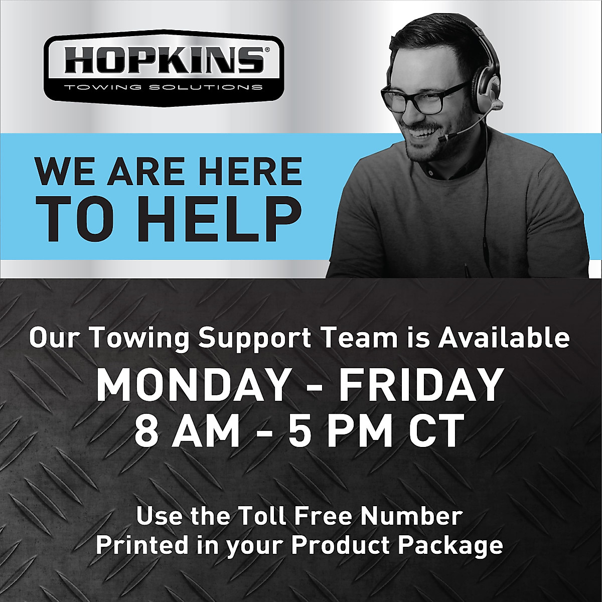 Hopkins 47385 Multi-Tow 7 Blade to 5 Flat and 4 Flat Adapter