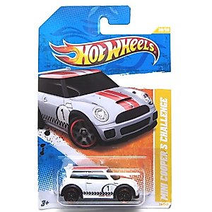 2011 Hot Wheels New Models Mini Cooper S Challenge White #30/244