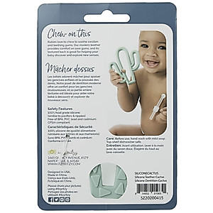 Itzy Ritzy Silicone Baby Teether – BPA-Free Infant Teether with Easy-to-Hold Design & Textured Back Side to Massage & Soothe Sore, Swollen Gums - Teething Toy for 3 Months & Up - Pink Unicorn