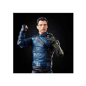 Marvel Legends Series Avengers 6-inch Action Figure Toy Winter Soldier, Premium Design and 2 Accessories, for Kids Age 4 and Up