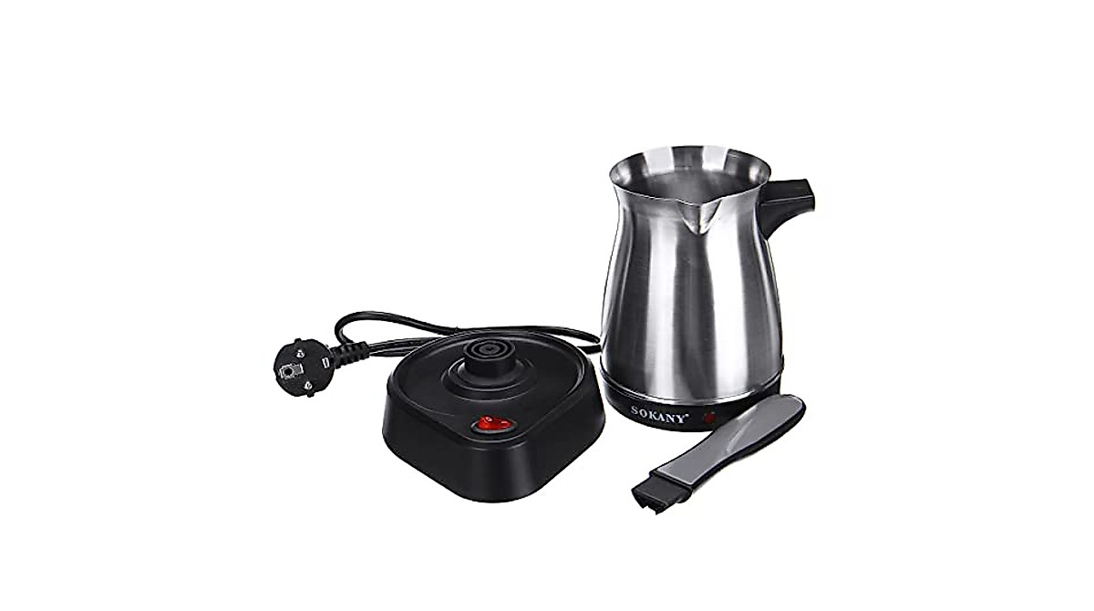 WLTK 500ml Stainless Steel Electric Coffee Maker | Portable Espresso ...
