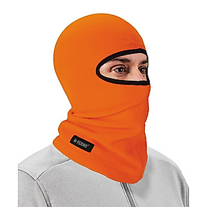 Ergodyne Standard Balaclava Face Mask-Fleece, Orange, One Size