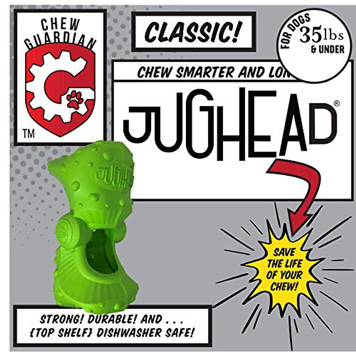 Jughead Classic | Insert Chews - Chew Smarter - Chew Longer | Small