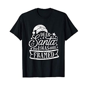 Dear Santa Funny Ugly Christmas Pajama Stocking Stuffer Gift T-Shirt