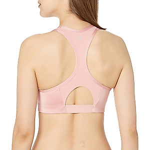 Spalding Women's Active Shine Racerback Sports Bra, Bridal Rose, X-Large