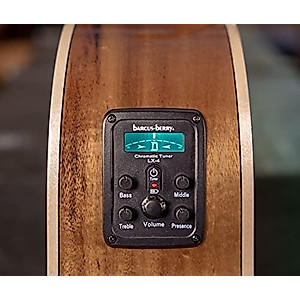 Washburn Bella Tono 6 String Acoustic-Electric Guitar, Right, Gloss Natural (BTSC56SCE-D)