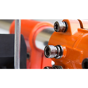 MroMax M2.5x12mm 304 Stainless Steel Hex Socket Head Cap Screws Inner Hex Machine Screws Bolts Combine with Spring Washer and Plain Washers Silver Tone 10Pcs