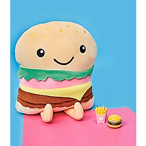 iscream Junk Food Burger and Fries Shaped Vanilla Scented Lip Balm Set