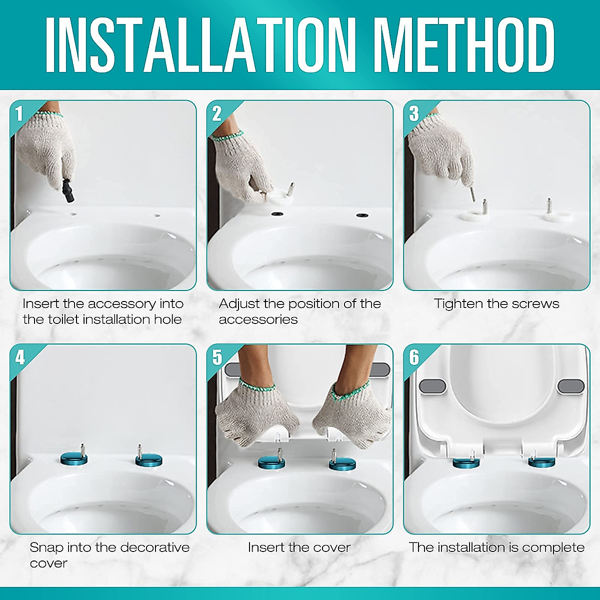 Elongated Toilet Seat - Heavy Duty Toilet Lid with Thick Premium UF Material, Soft Close & Quick Release, Top Fix to Install and Clean for Most Brand Standard Toilet Seats by WEKEY - White