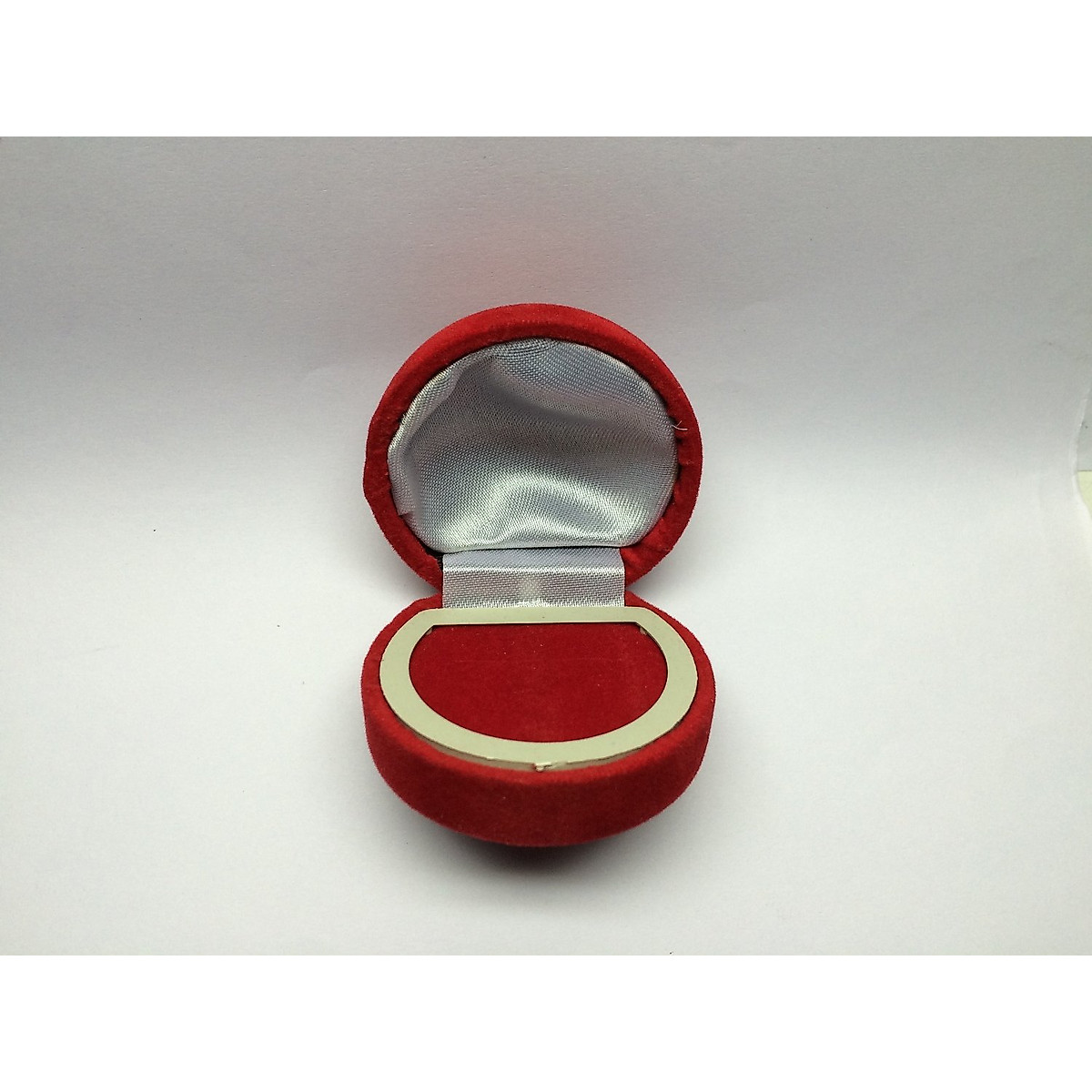 RINGJEWEL 3.20 ct I1 Round Moissanite Silver Engagement/Wedding Ring Green Color Size 7