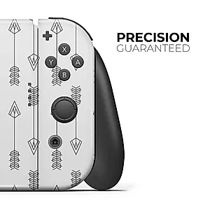 Design Skinz - Compatible with Nintendo Switch OLED Console Bundle Skin Decal Protective Scratch-Resistant Removable Vinyl Wrap Cover Vertical Acsending Arrows, + Dock Joy‑Con
