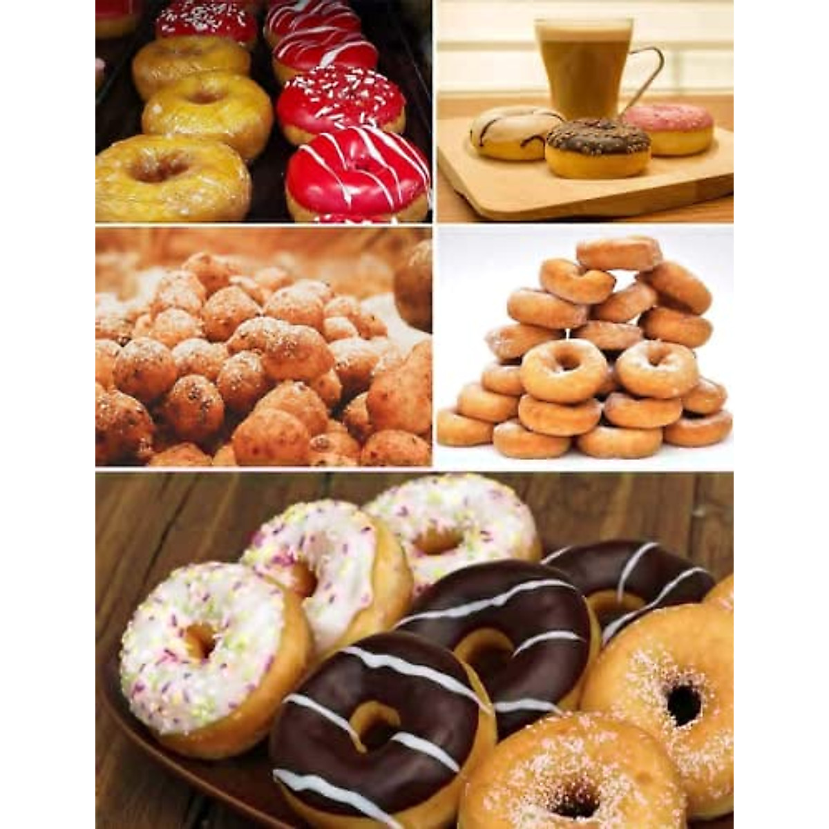 HULISEN Donut Cutter, 3.5 inch Stainless Steel Doughnut Cutter with Soft Grip Handle, and Small Biscuit Cutter, Professional Baking Dough Tools, Gift Package