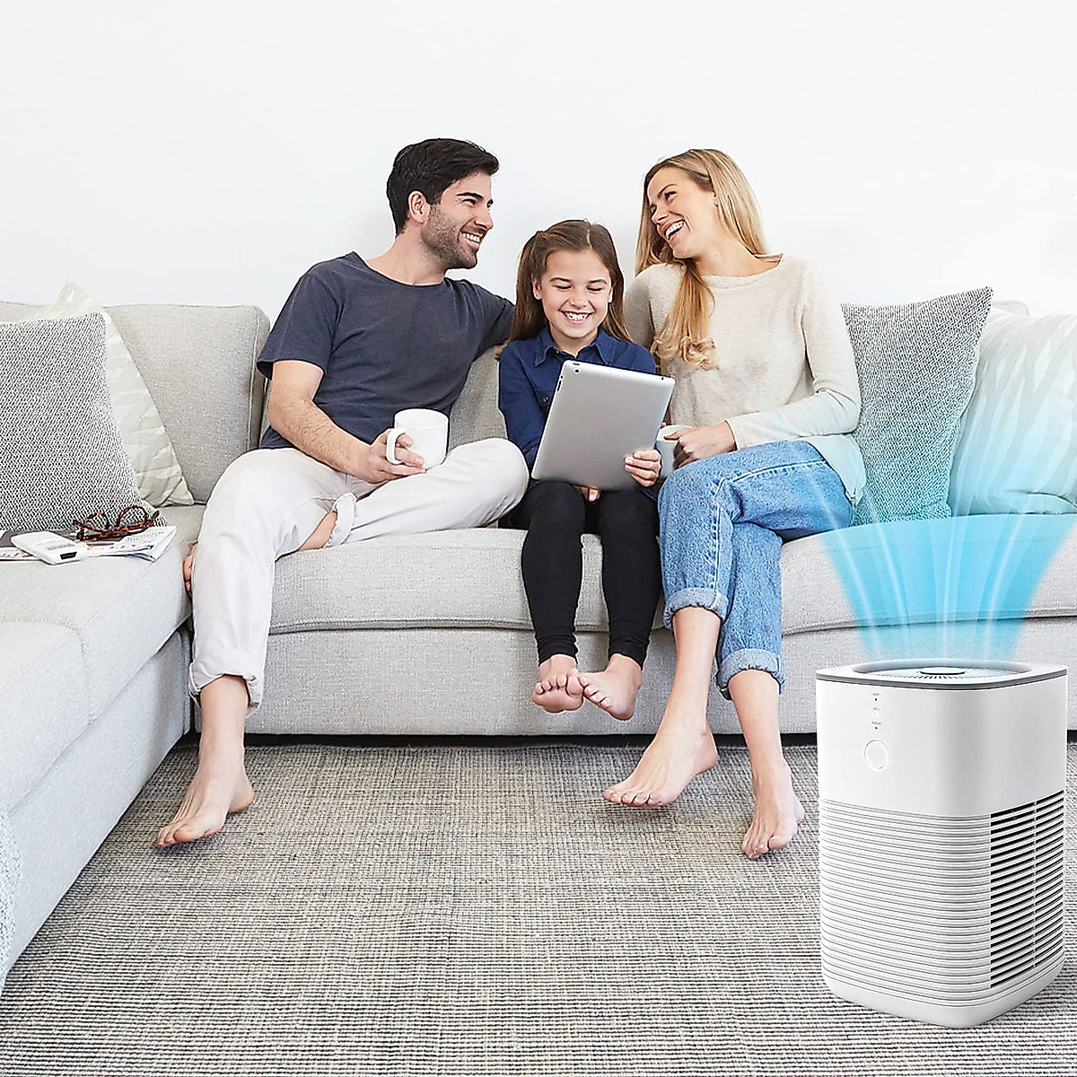 LV-H128 Air Purifier Replacement Filter, MESTICA H13 True HEPA Air Filter for LEVOIT LV-H128 Filter Air Purifiers, 3-in-1 Pre-filter True HEPA and Activated Carbon for 99.9% Removal, 4Pcs